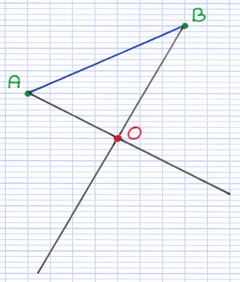 Construire l'Image d'un Segment par Symétrie Centrale
