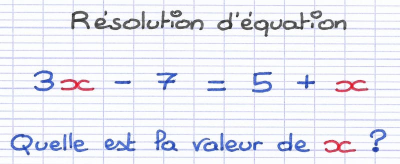Résoudre une Équation du Premier Degré