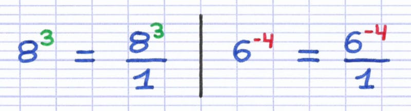 Changer le Signe d'un Exposant (positif ou négatif)