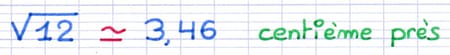 Extraire la Valeur Approchée d’une Racine Carrée | Math Coaching