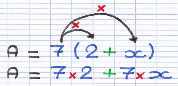 Distributivité Simple - Développer une Expression Littérale