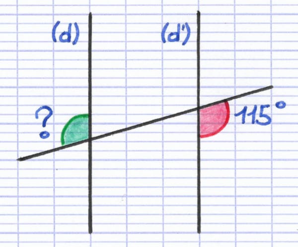 Associer Droites Parallèles et Angles alternes-internes